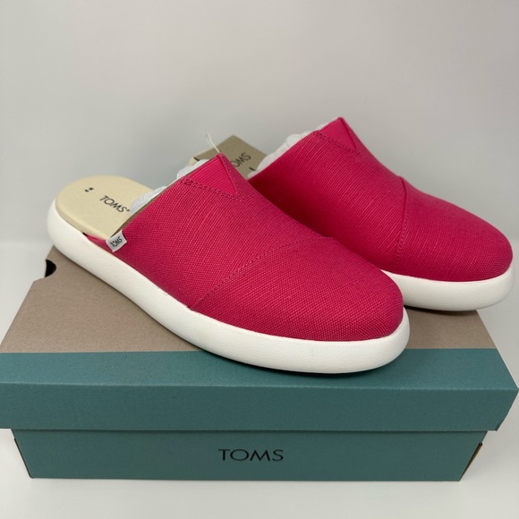 Toms | Shoes | Toms Alpargata Mallow Slip On Mule Womens Pinkraspberry ...